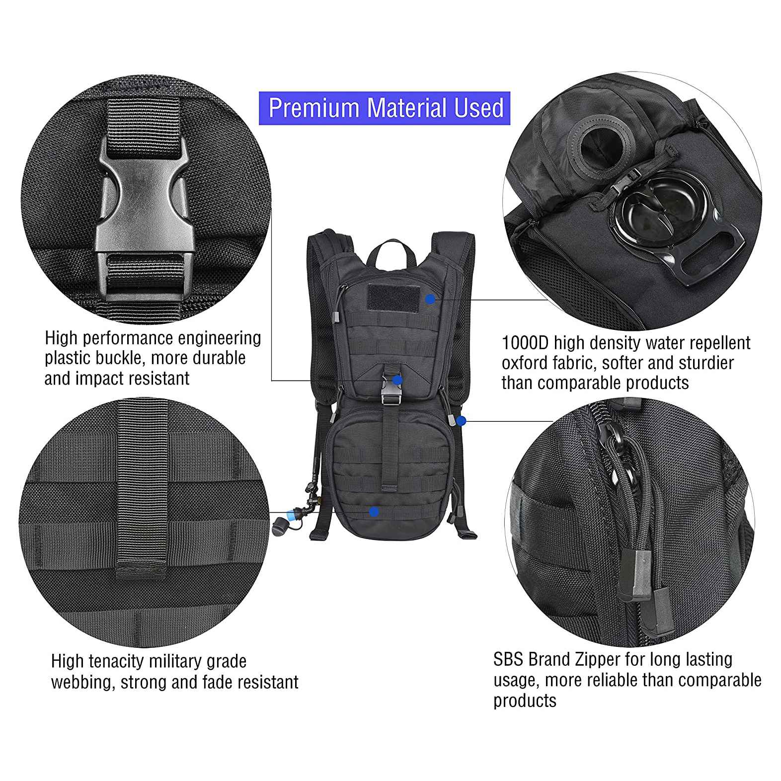 Hydration Backpack with 3L EVA Water Bladder Water Backpack | Daraz.com.bd