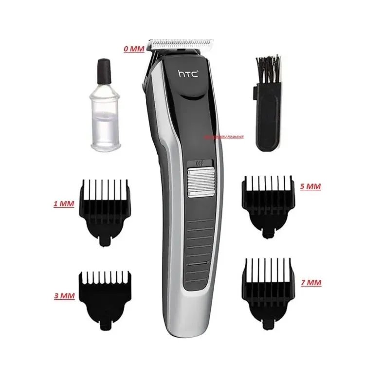 HTC AT 538 Rechargeable Hair and Beard Trimmer for Men | Daraz.com.bd