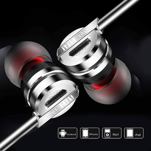 QKZ DM 9 Zinc Alloy Hifi Earphones Gaming High Stereo Bus Sound In Ear ...