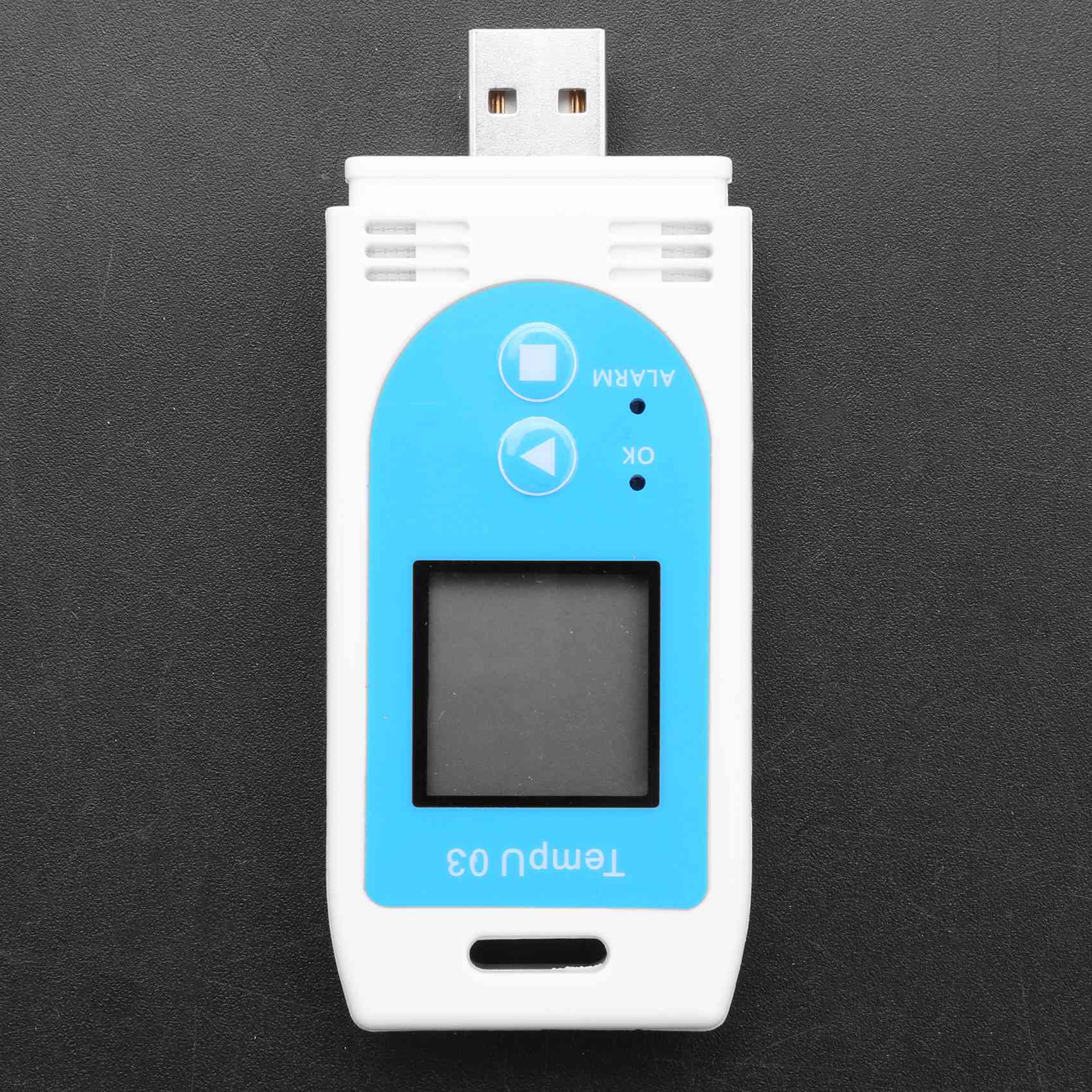 USB Temperature Humidity Data Logger with 12,000 Record Capacity ...