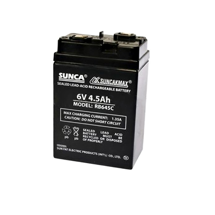6V 4.5Ah.Battery Sunca Sealed Lead-Acid Rechargeable | Daraz.com.bd
