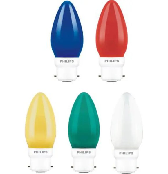 Philips LED Deco Red 0.5W candle B22 Pin Type | Daraz.com.bd