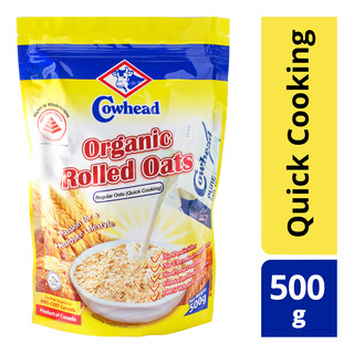 Cowhead Baby Oats Instant Organic Rolled Oats - 500gm | Daraz.com.bd