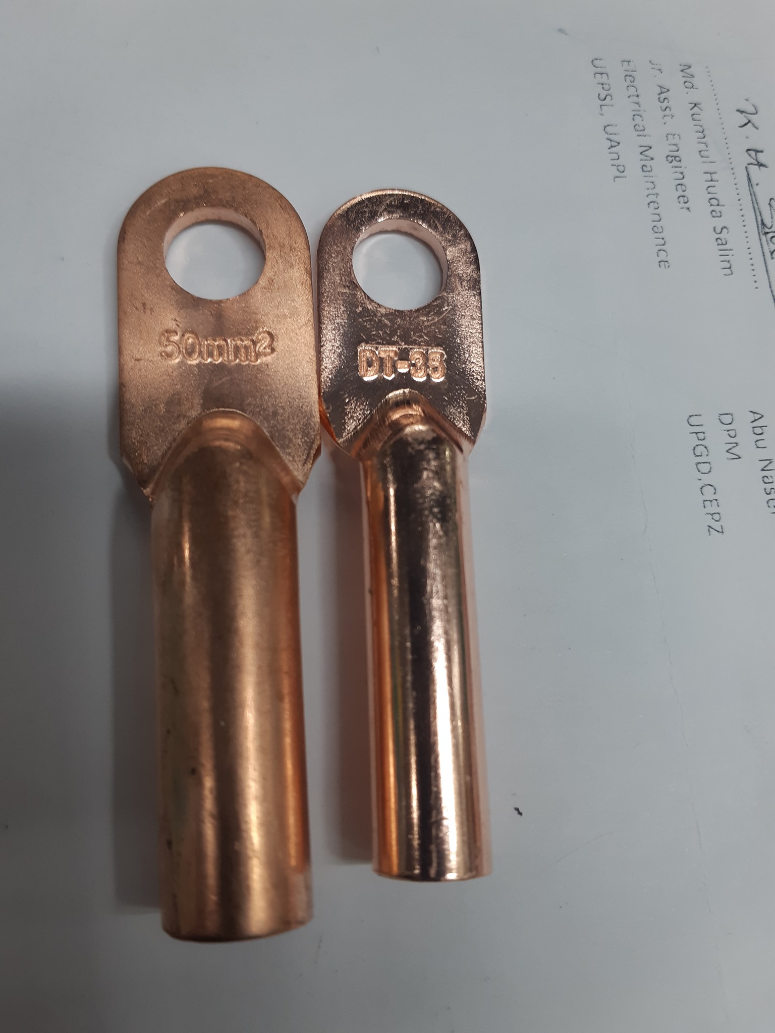 Industrial Copper Cable Lugs 120 Rm | Daraz.com.bd