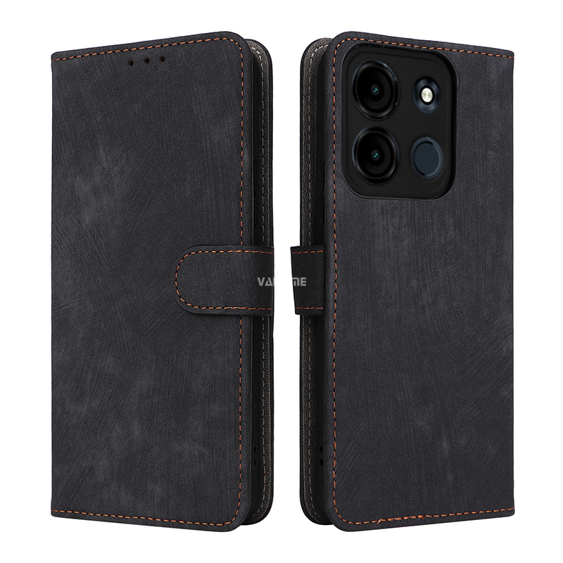 Vantime for itel A60 / A60s 4G PU Leather Wallet Case RFID Blocking ...