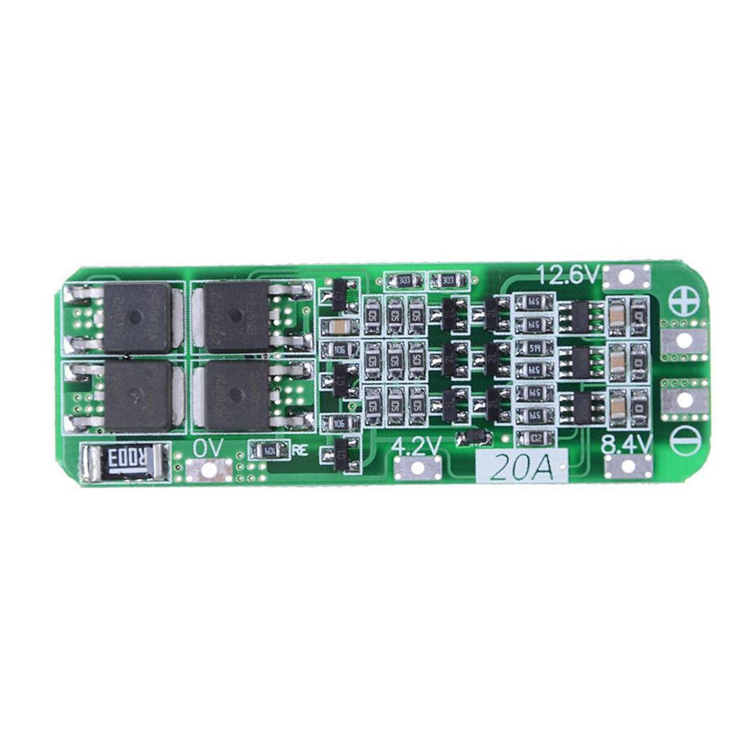 BMS Battery Protection Board 3S 20A 12.6V 18650 AA AAA Lipo Li-ion ...