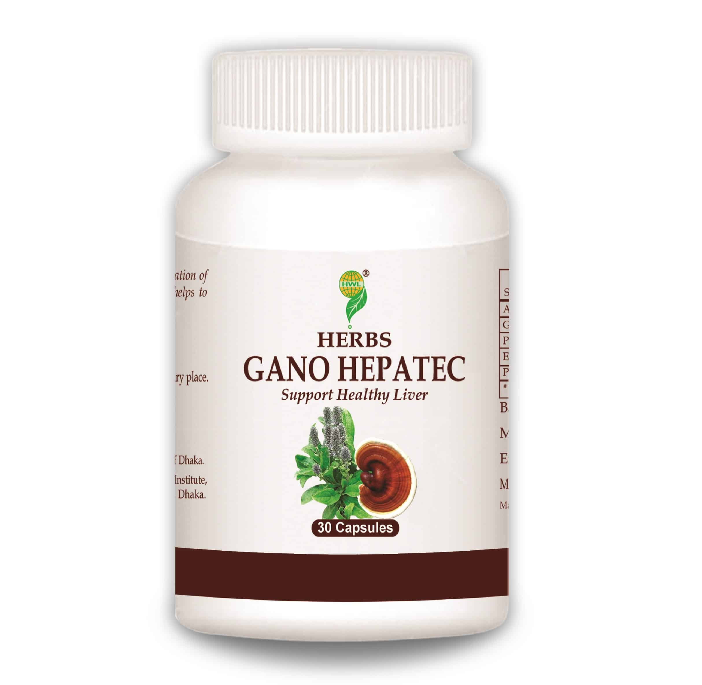 Gano Hepatec 30 Capsules by Herbs | Daraz.com.bd