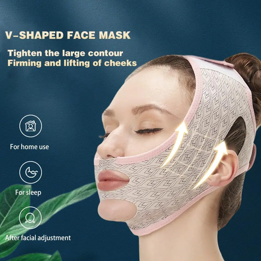 1pc Face Slimming Bandage Mask (Free Size) Face V Shaper V Line Cheek ...