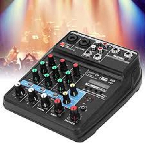 Professional 4-Channel mixing Console-Blac | Daraz.com.bd