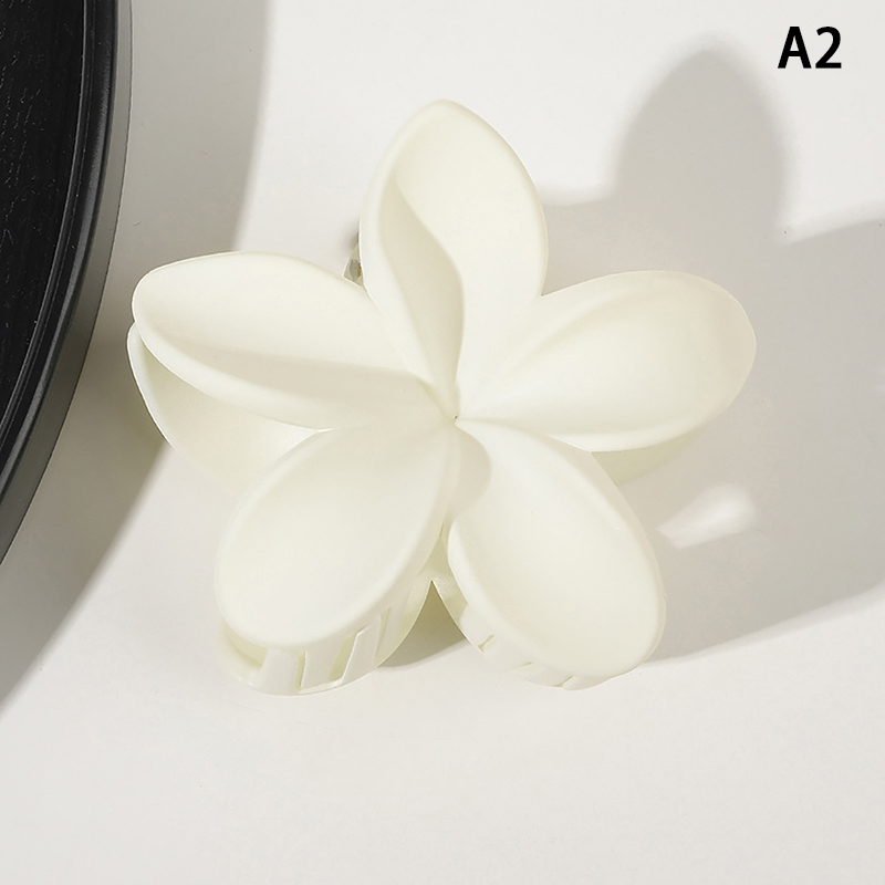 New Fashion Matte Flower Claw Clips Women Hair Claws Floral Cute Hair ...