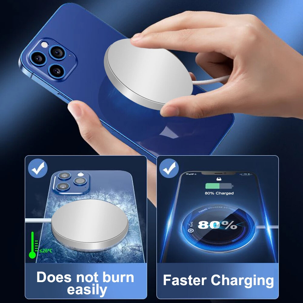 For All phone series MagSafe wireless charger Magnetic Wireless Charger ...