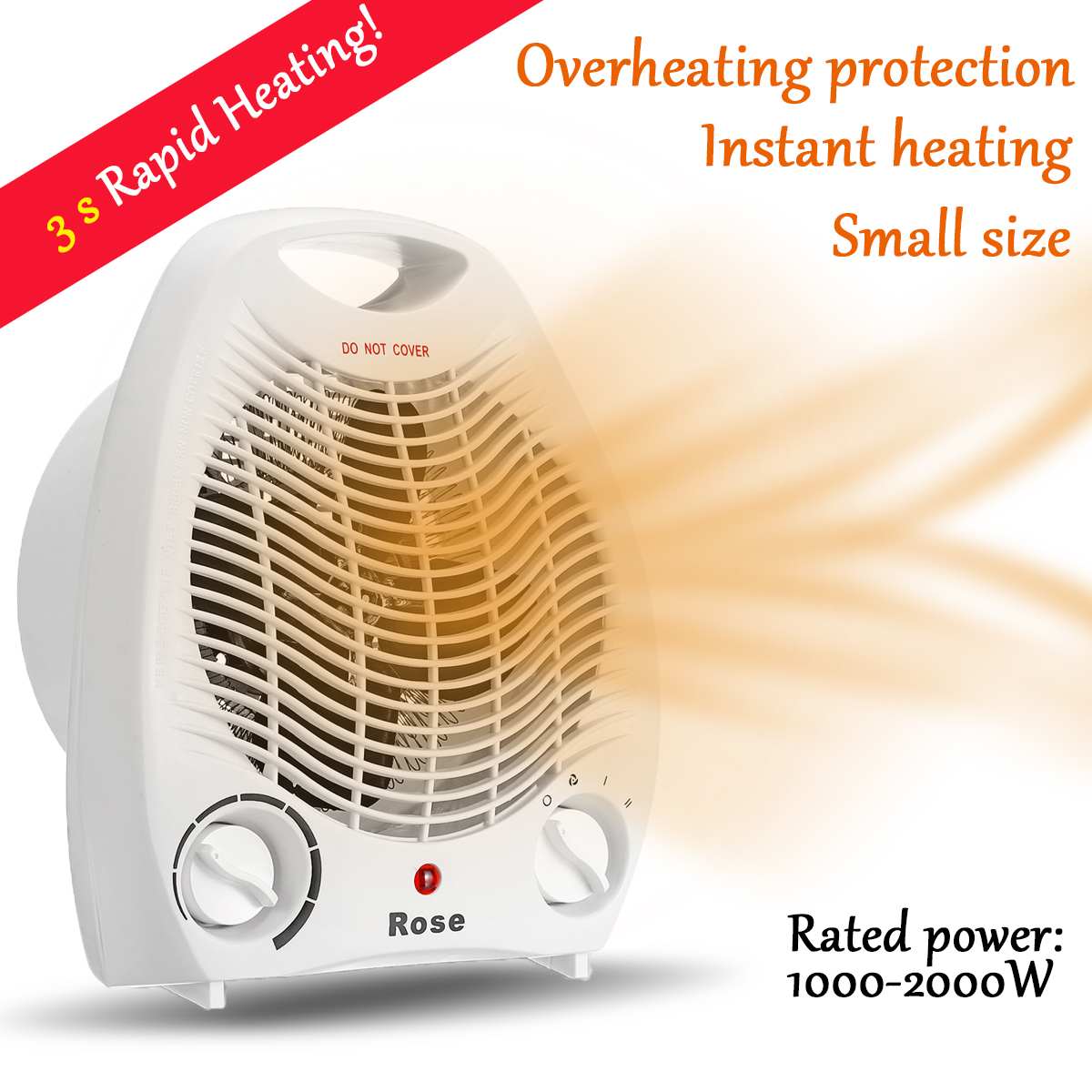 Bushra Room Heater - White | Daraz.com.bd