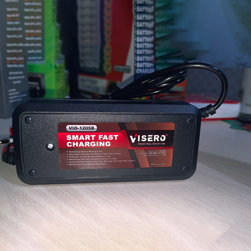 Smart Fast Battery Charger 12V-5A Battery Charger Fon-1205 Charger