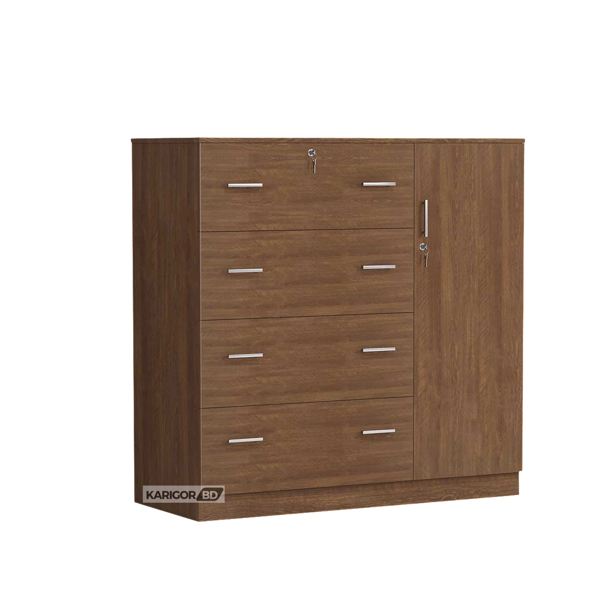 Simple Design Wardrobe for Cloths 4 Tier Chest of Drawers and Extra ...
