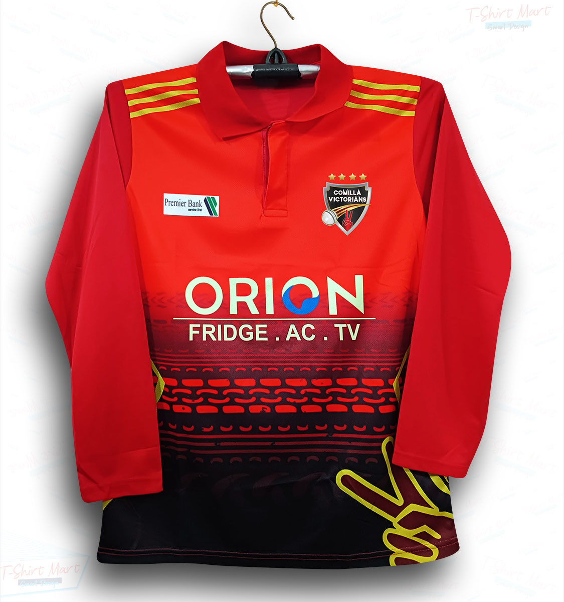 Comilla Victorians Polo full Cricket Jersey For Man - Bpl Jersey ...