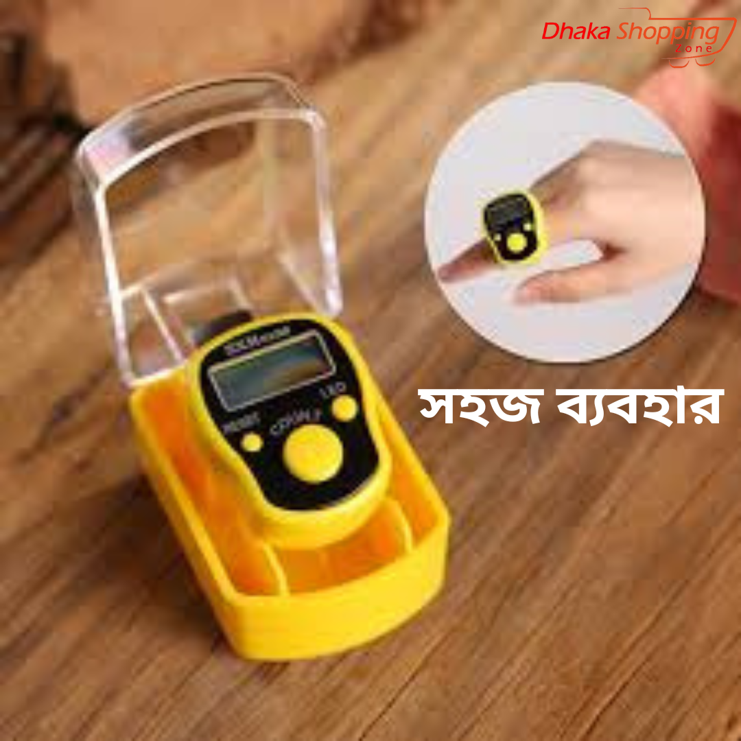 Digital Tasbeeh hand tally counter with led light Tasbeeh finger counte