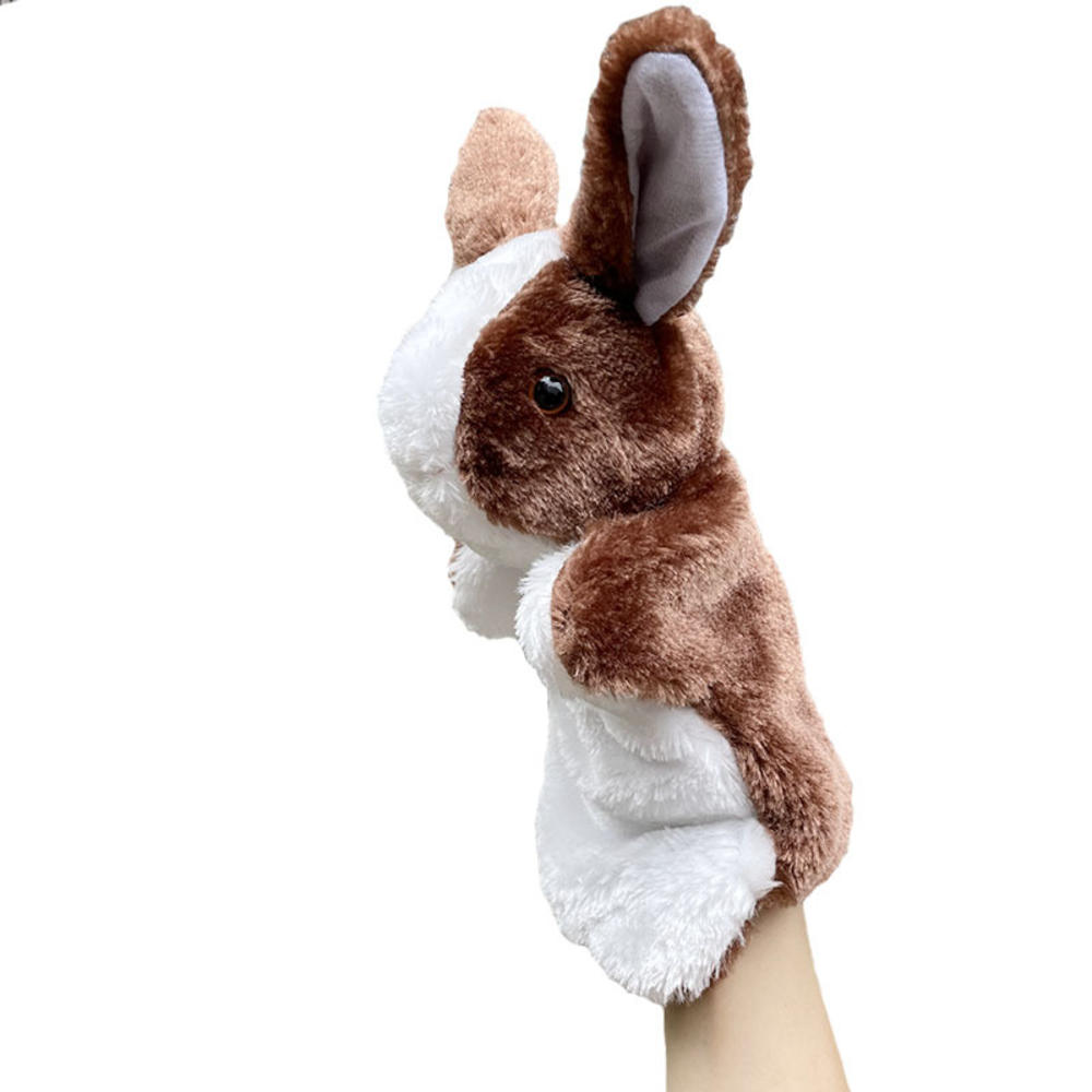 Bunny Puppet Washable Soft Plush Stuffed Rabbit Rabbit Hand Puppet Skin ...