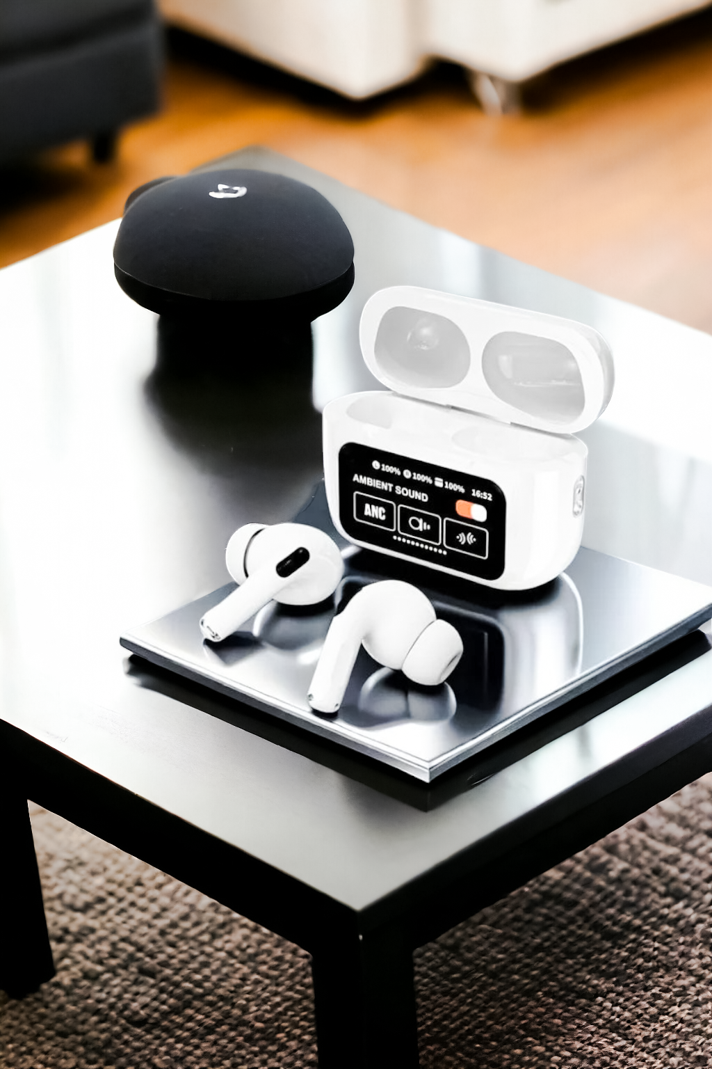 AirPods A9 Pro Earbuds 2024 Wireless Earphones LED Smart Touch Screen ...