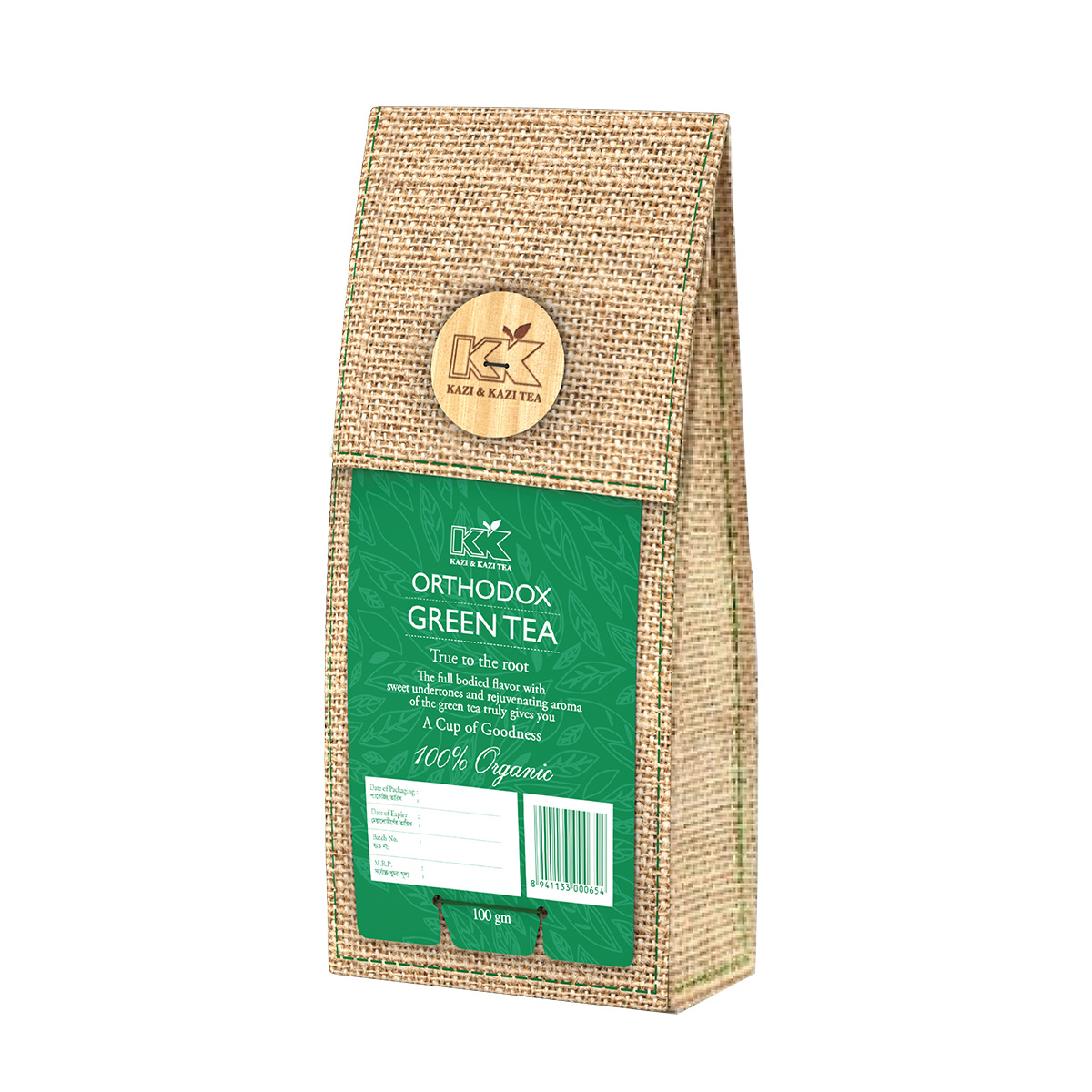 Kazi & Kazi Orthodox Green Tea - 100gm | Daraz.com.bd