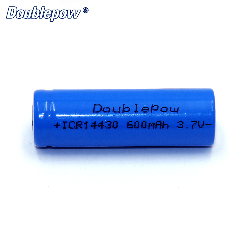 Doublepow Deep Cycle ICR 14430 3.7V 600mAh Rechargeable Li-ion Lithium ...