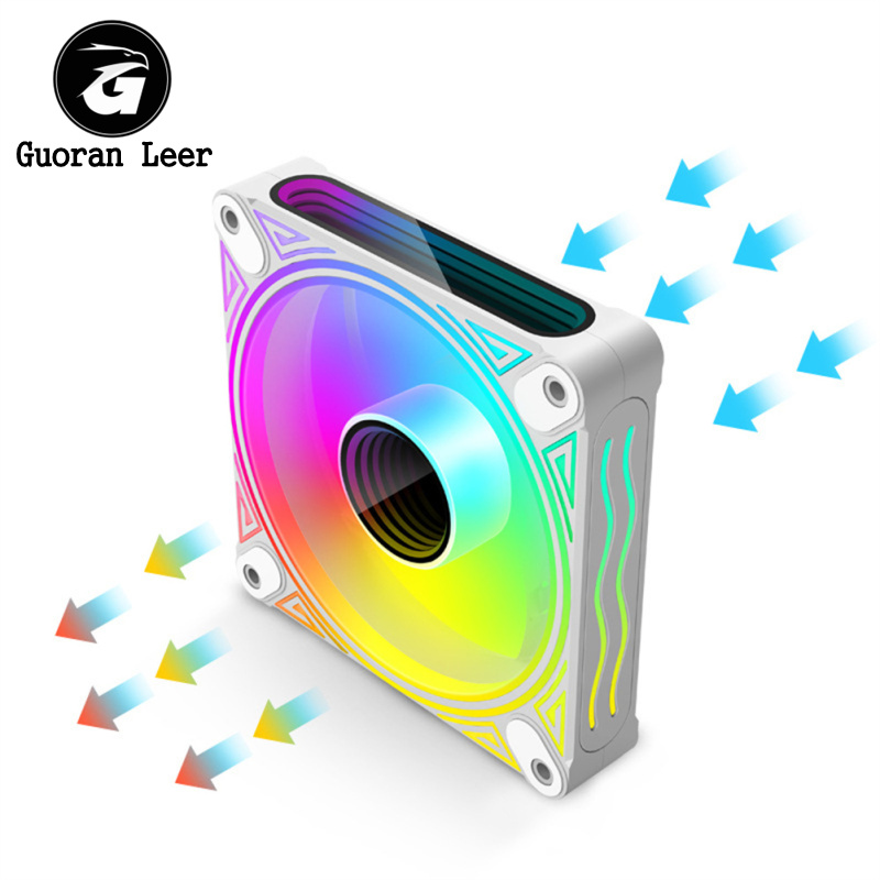 DM1 Cooler Fan ARGB PC CPU Silent Case Luminous Fan 4.72” Cooling PC ...