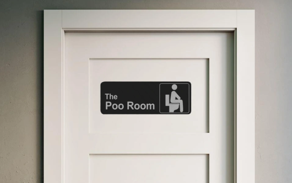 Room Door Sign Plate Decal Fun Cool Funny Room Door Sign for Home ...