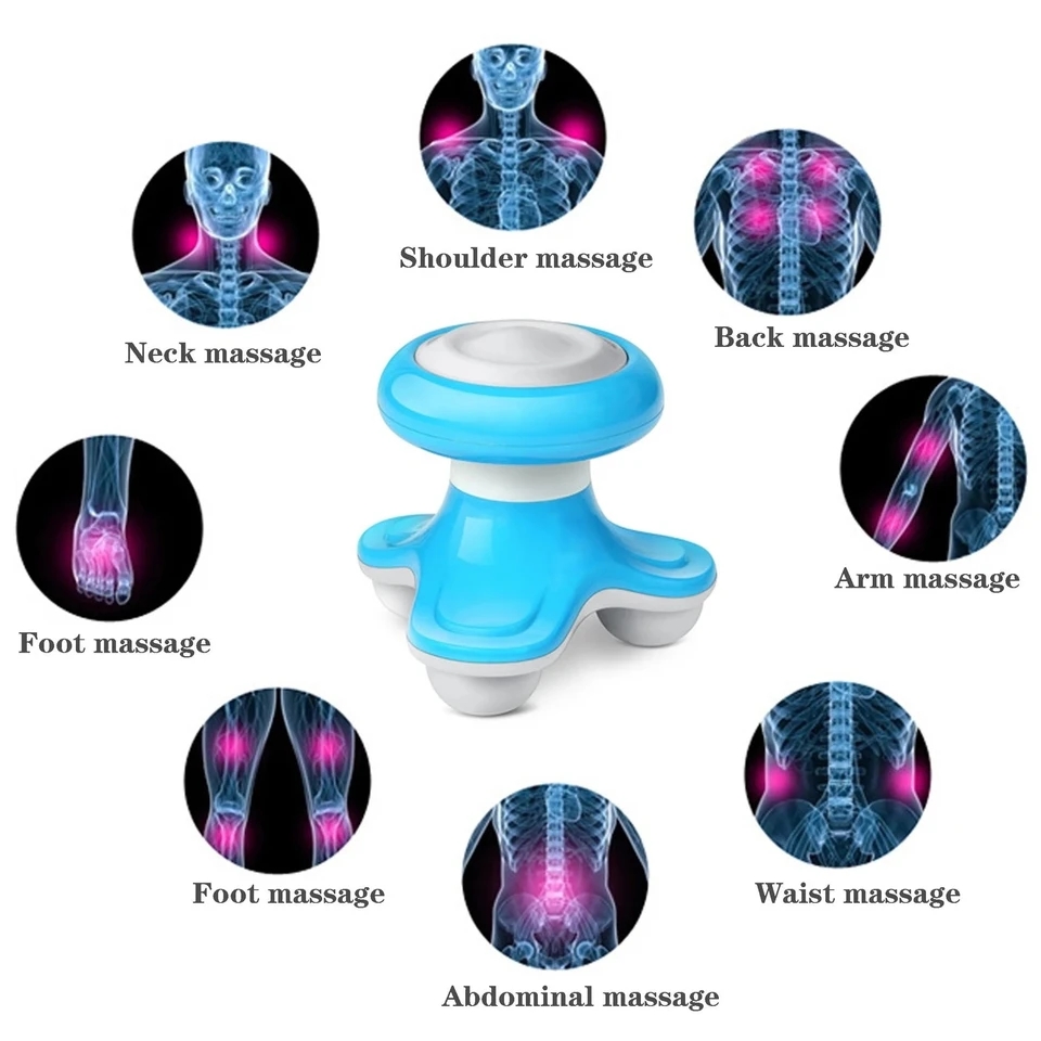 Mini Neck Massager Electronic Vibrator Massage Small Usb Electric ...