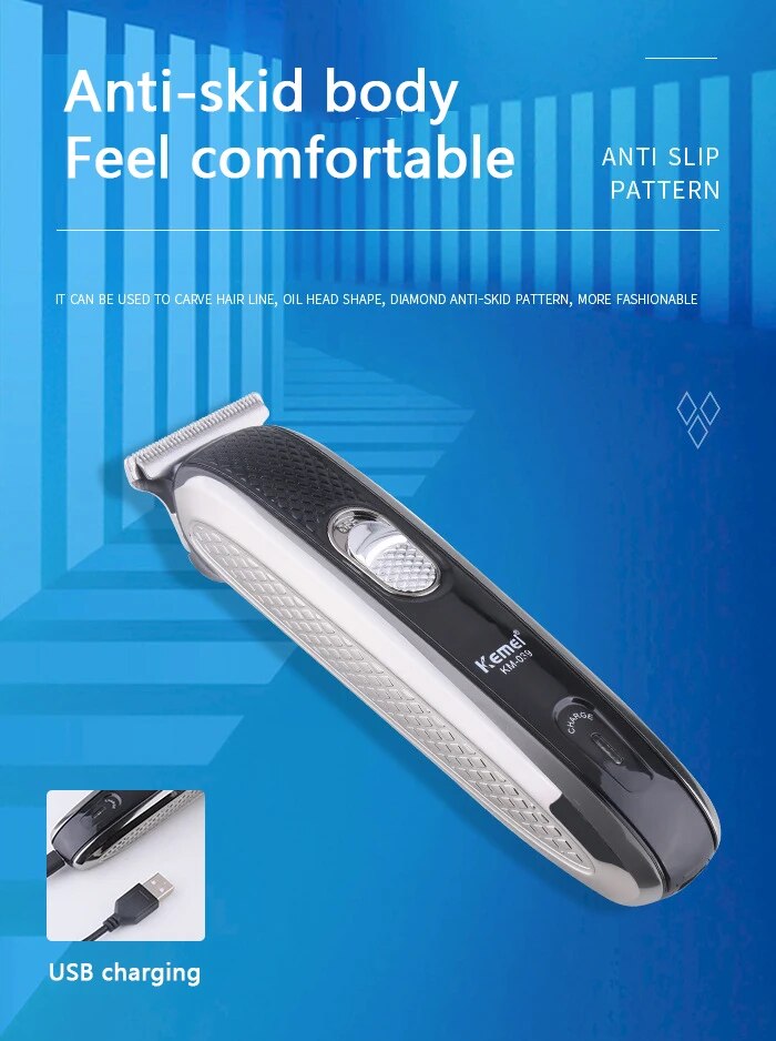Kemei KM-039 Professional Hair Clipper For Men Edge Hair Trimmer Beard ...