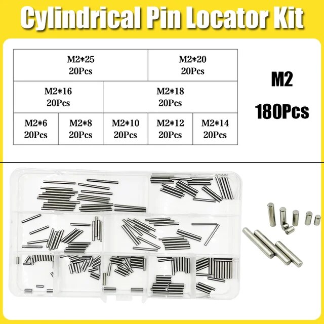 Dowel Cylindrical Pin Locating Dowel M1.5 M2 M2.5 M3 M4 M5 M6 M8 ...