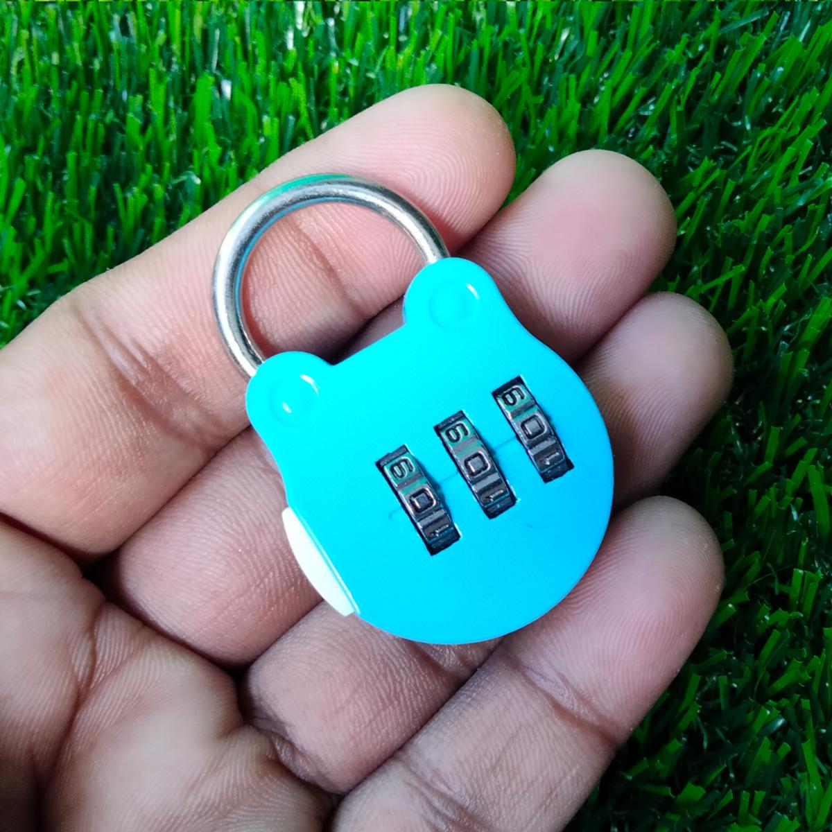 3 Digit Coded Lock Bag Luggage Travel Anti-theft Password Security Box ...