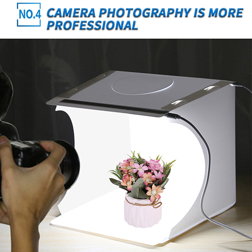GC Mini Photography Box Kit, Portable Photo Studio Light Box With Dual ...