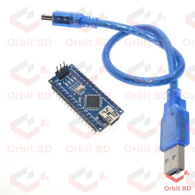 Nano Arduino Nano Atmega328 Microcontroller With Usb Cables Arduino
