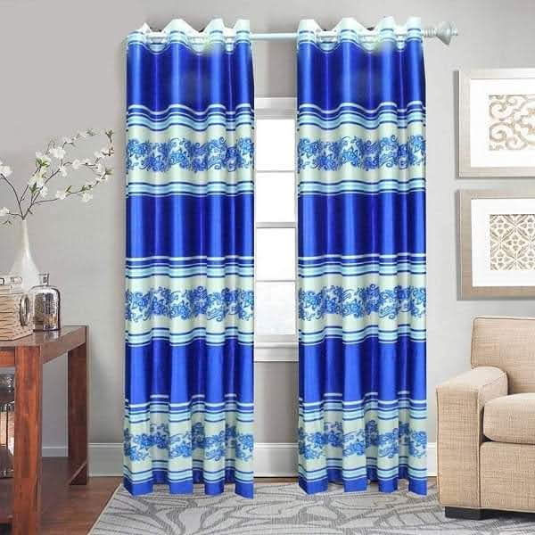Synthetic Curtain Porda Colour: Blue,magenta,red,marron,from Suba ...