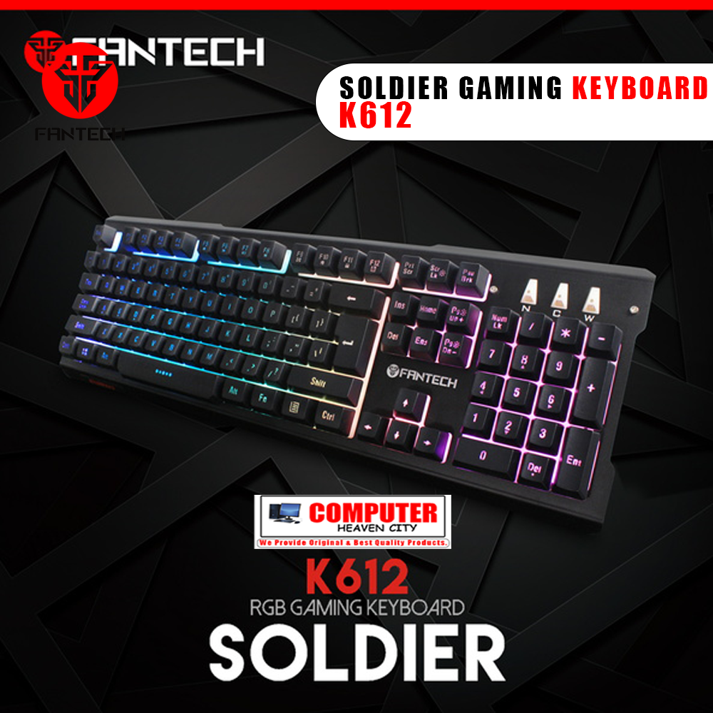 Fantech K612 Soldier RGB Gaming Keyboard | Daraz.com.bd