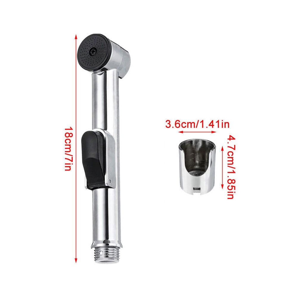 Adjustable Hygienic Stainless Steel Shower Head Handheld Hose Spray ...