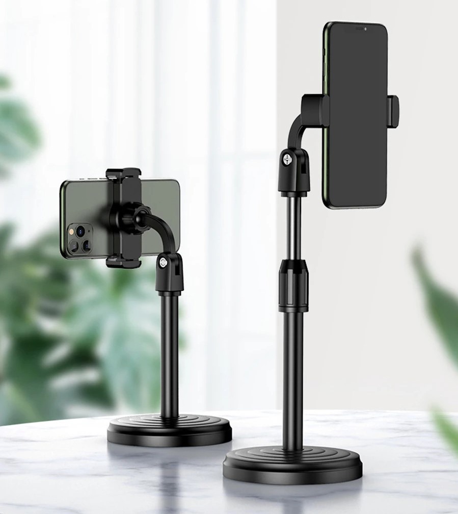 L7 Desktop Mobile Phone Holder Height Adjustable Stand & 360° Rotatable ...