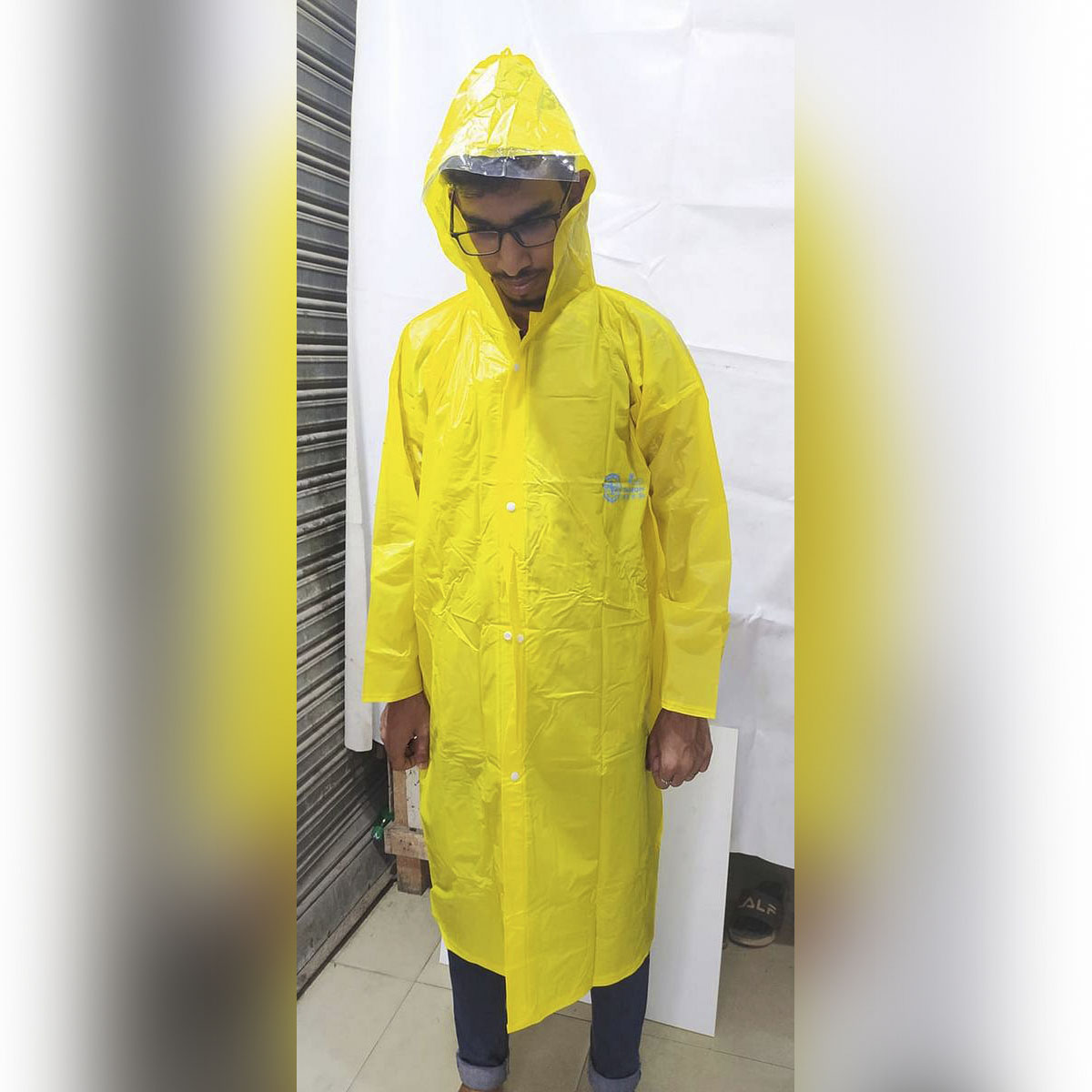 Raincoat Yellow Polyester For Men - Rain Coat | Daraz.com.bd