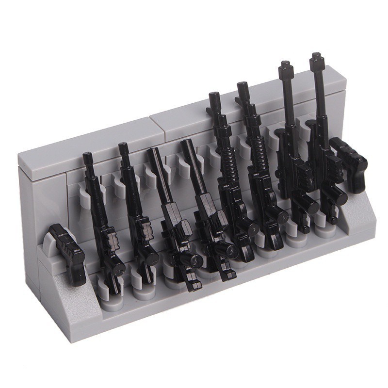 Military Series Small Particle Building Block Toy Weapon Stand 98 Rifle ...