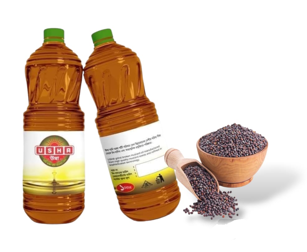 USHA Cold Pressed Grind Broken Pure Organic Mustard Oil 2 Liter | Daraz ...