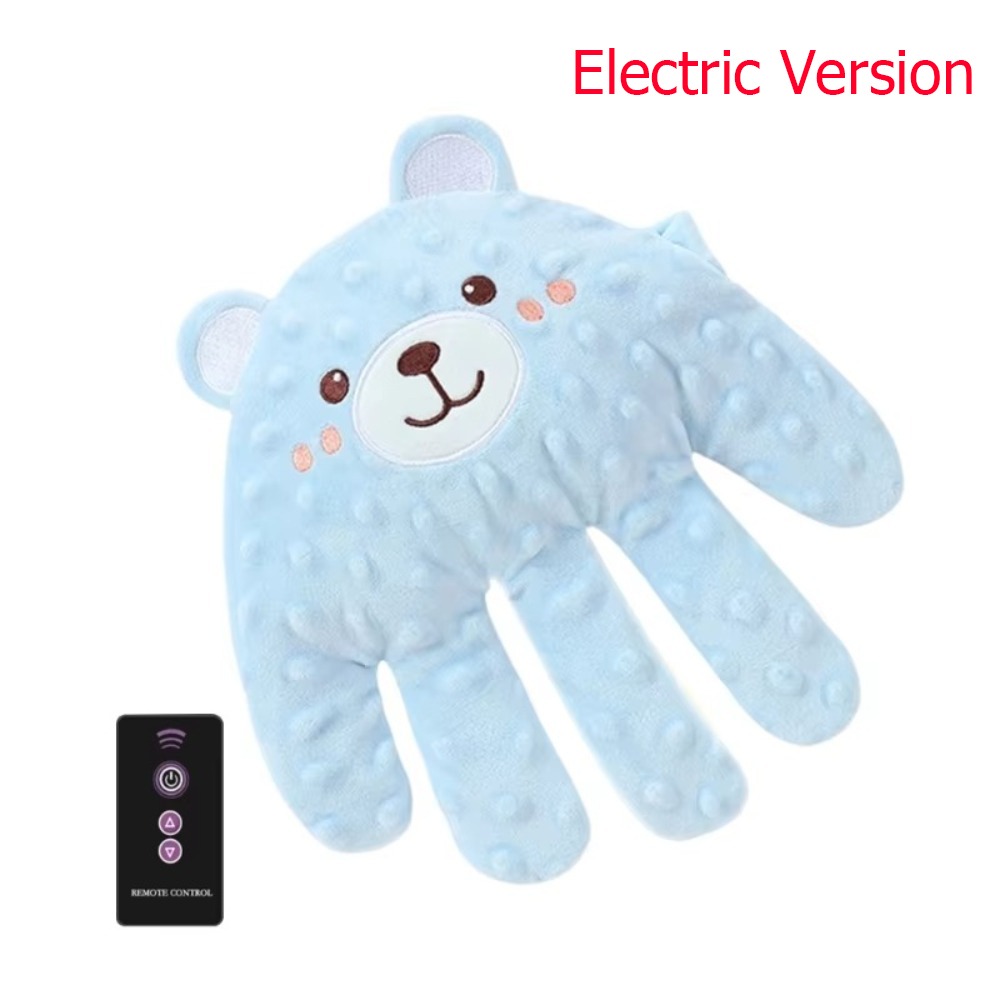 New Two Type Baby Soothing Palm Electric Velvet Baby Patting Toy ...