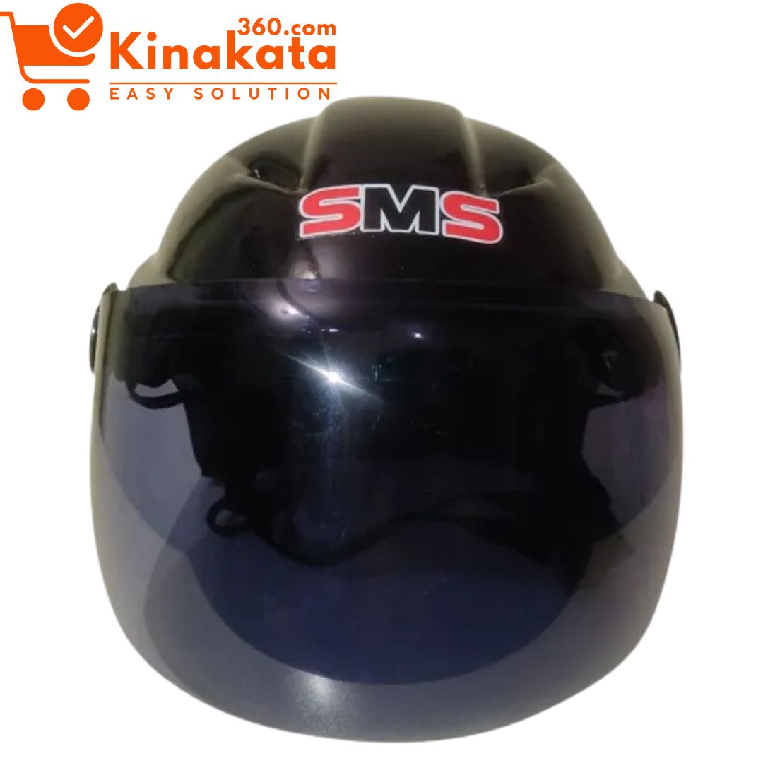 Black Color Half Face Bike Helmet – Pelion SFM Cap Style Helmet for Men ...