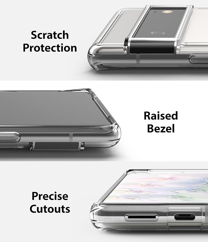 Google pixel 6 pro Flexible Clear Transparent Soft Tpu Back Case Cover