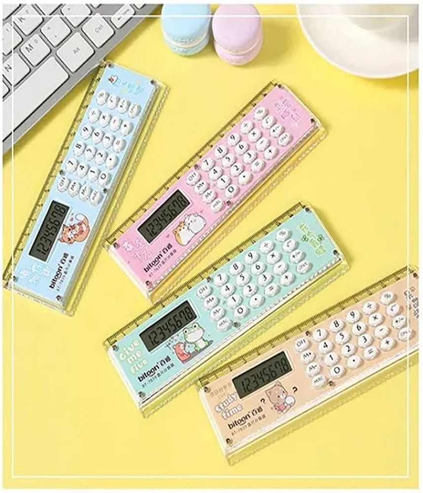 Multifunction Ruler & Calculator 2in1- 2024 | Daraz.com.bd