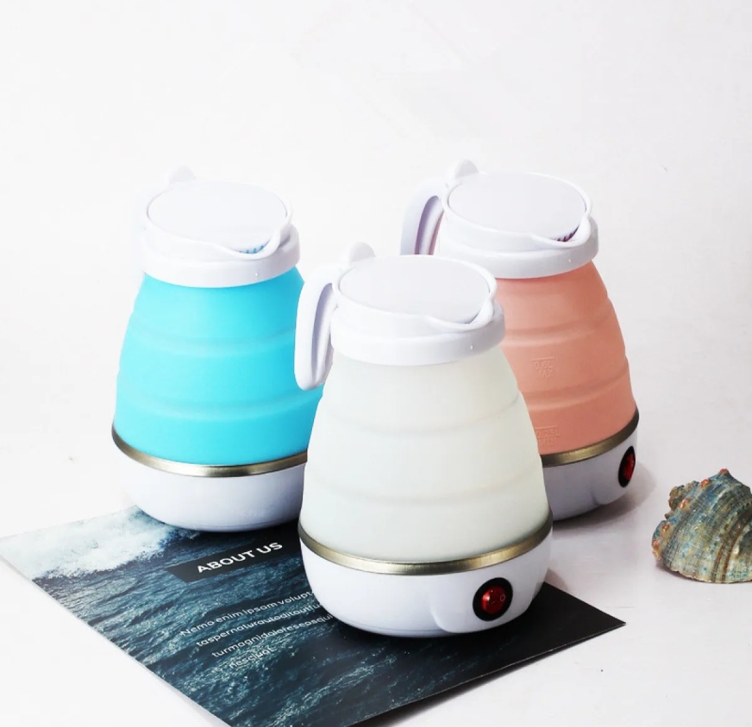 Silicone Foldable Electric Kettle / Portable Mini Electric Kettle for ...