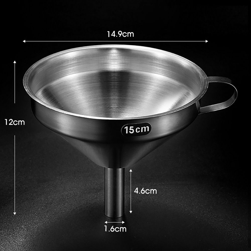 Liquid Dispenser Wide Mouth Stainless Steel Funnel with Detachable ...