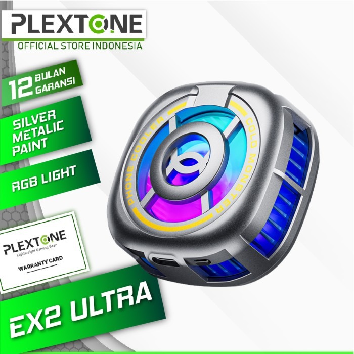 PLEXTONE-EX2 Ultra Magnetic Radiator, Semiconductor Cooling, Cooling RGB Light, Efficiency Fan
