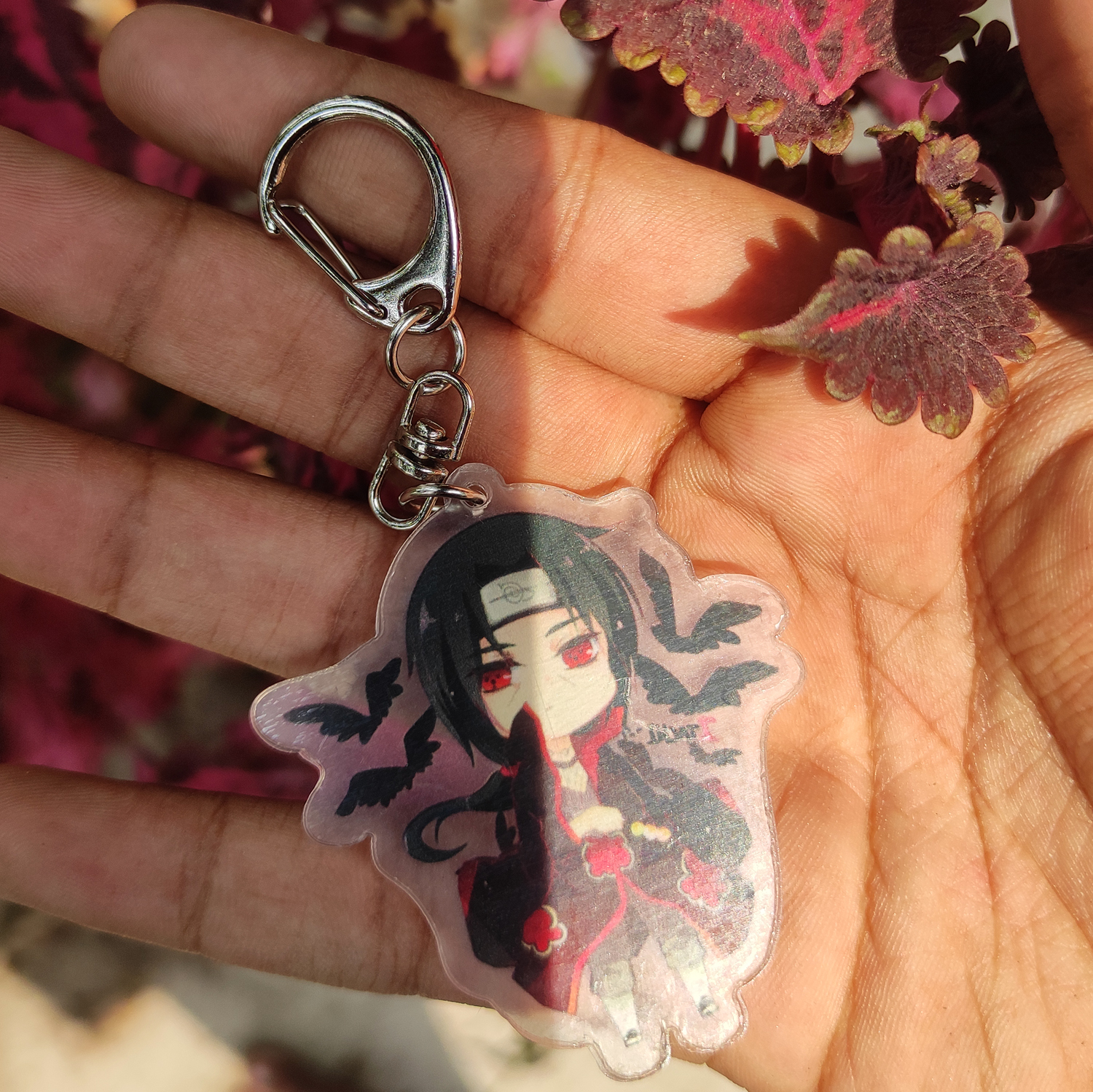 Naruto Keychain Cute Acrylic Key Holder Kawaii Anime Keychains ...