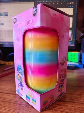 Large size Magic Rainbow Slinky Spring Toy for Every Age - Large Size ...