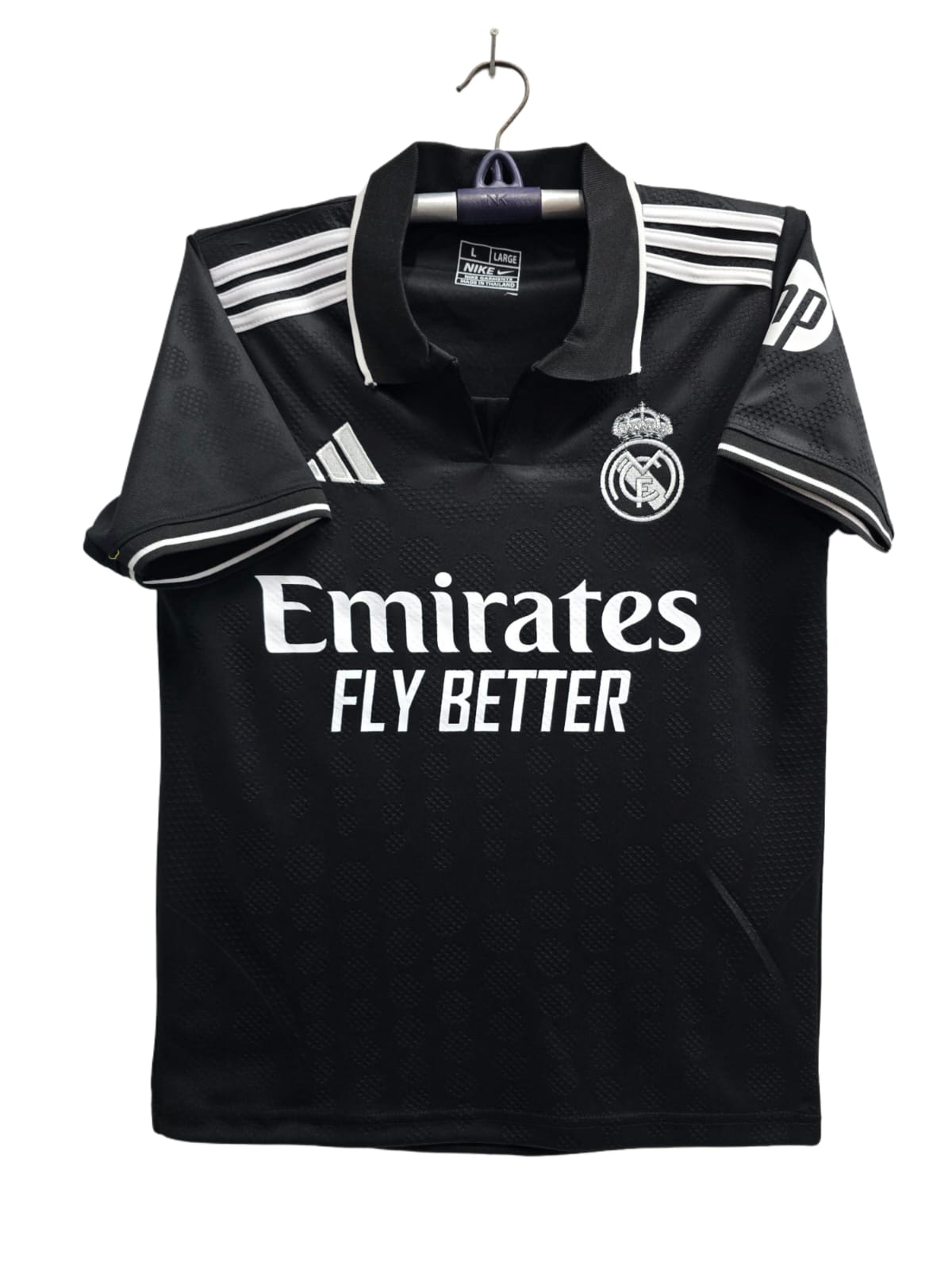 Real Madrid Third Jersey 2025/26 – Black Edition – Emirates Fly Better ...