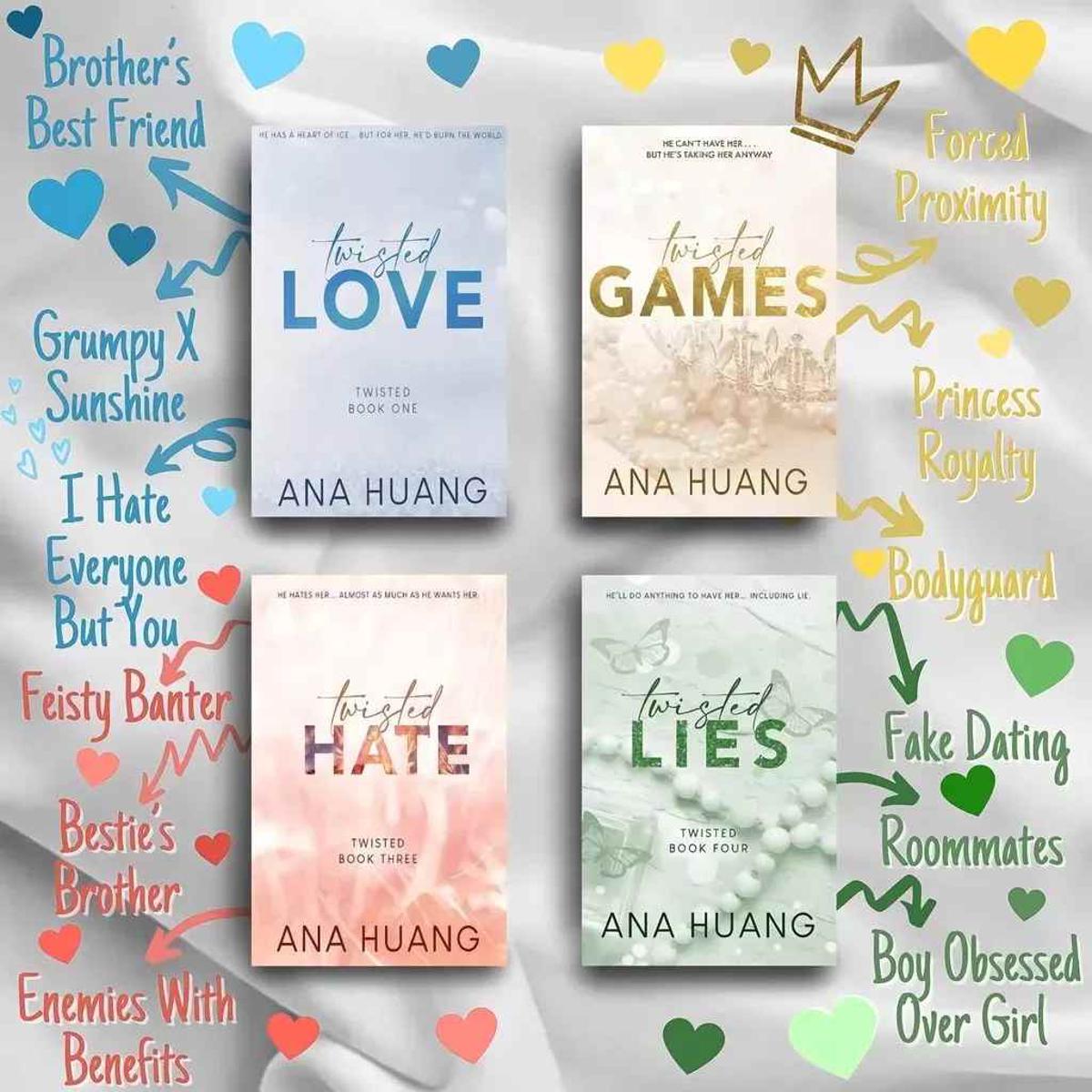 Twisted Series by Ana Huang (Four Books) | Daraz.com.bd